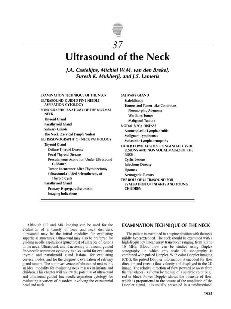 Ultrasound Neck | PDF | Medical Ultrasound | Thyroid