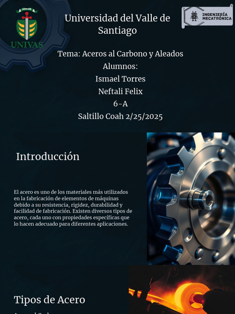 Aceros Al Carbono y Aleados | PDF | Acero | Aleación