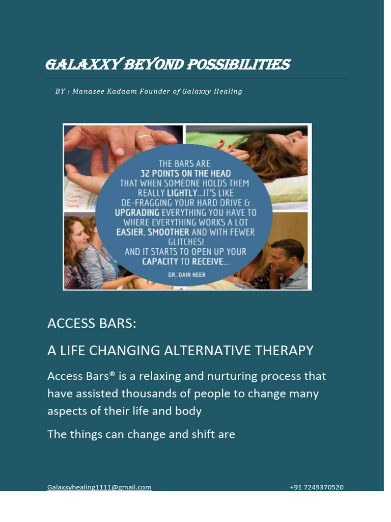 Know what is ACCESS BARS@ | PDF | Reiki | Psychological Trauma