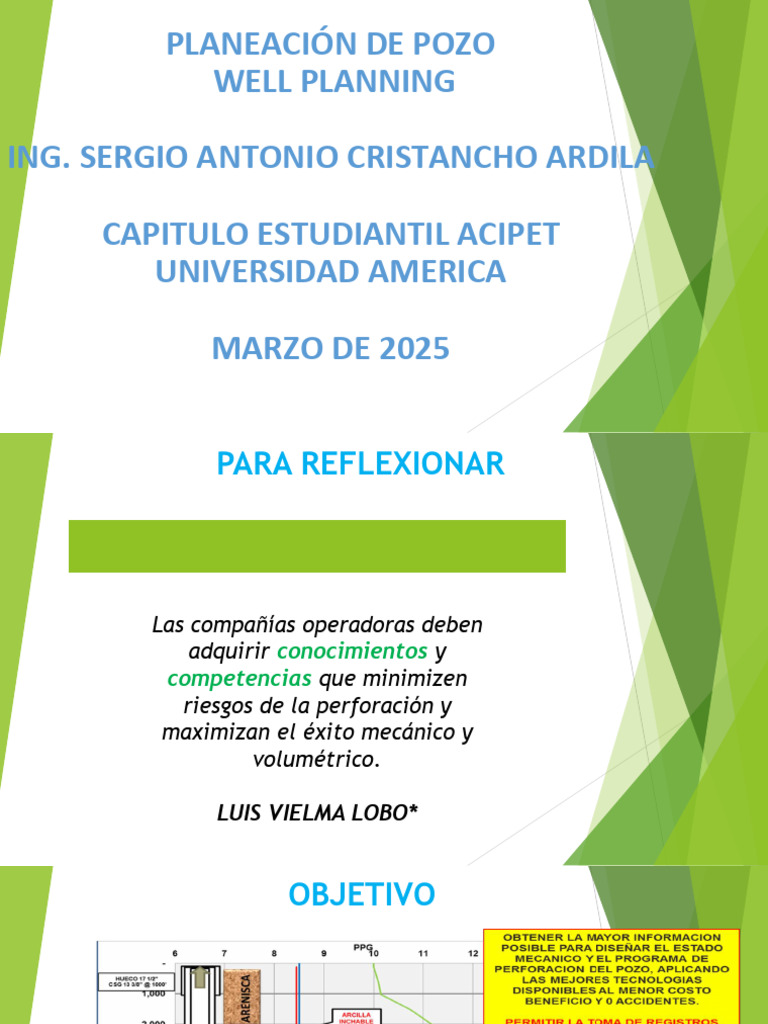 Planeación de Pozo Exploratorio Well Planning | PDF | Perforación ...