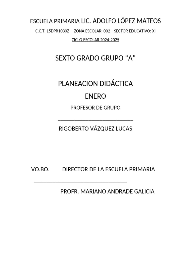 Caratula Escuela | PDF