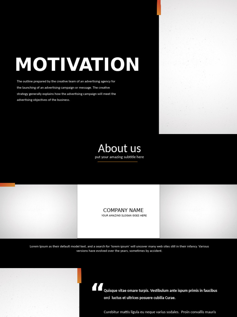 Motivation Pptx Pdf Promotion And Marketing Communications Business