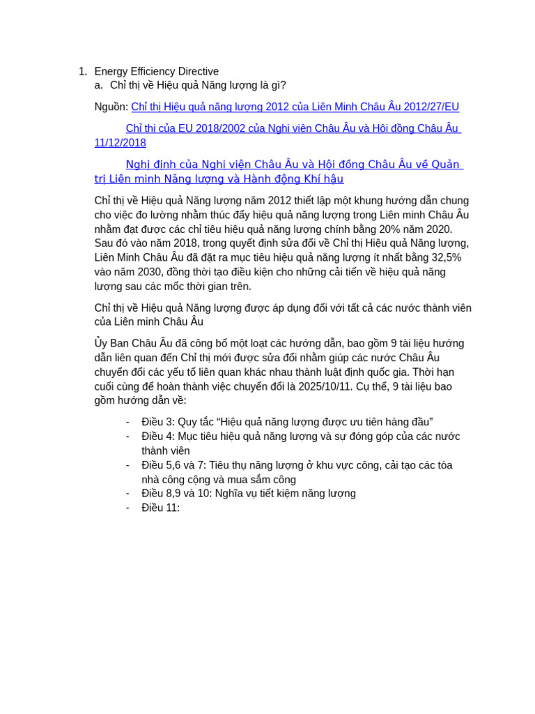 Energy Efficiency Directive - 20241002 | PDF