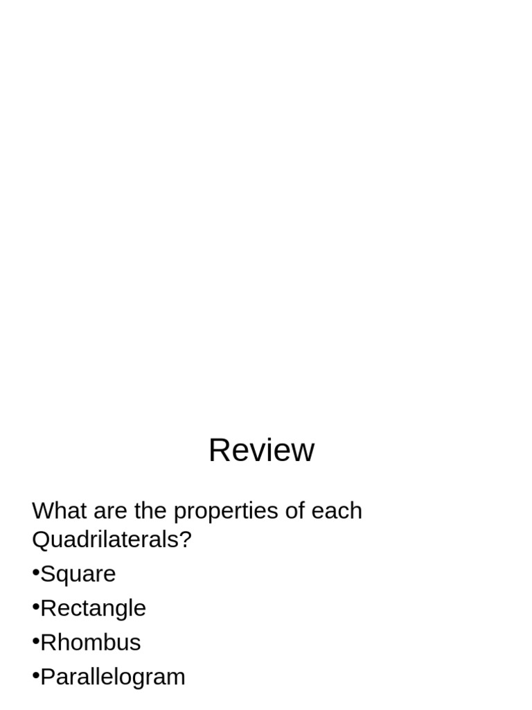 Solving Angles and Lines Using Properties of Quadrilaterals | PDF