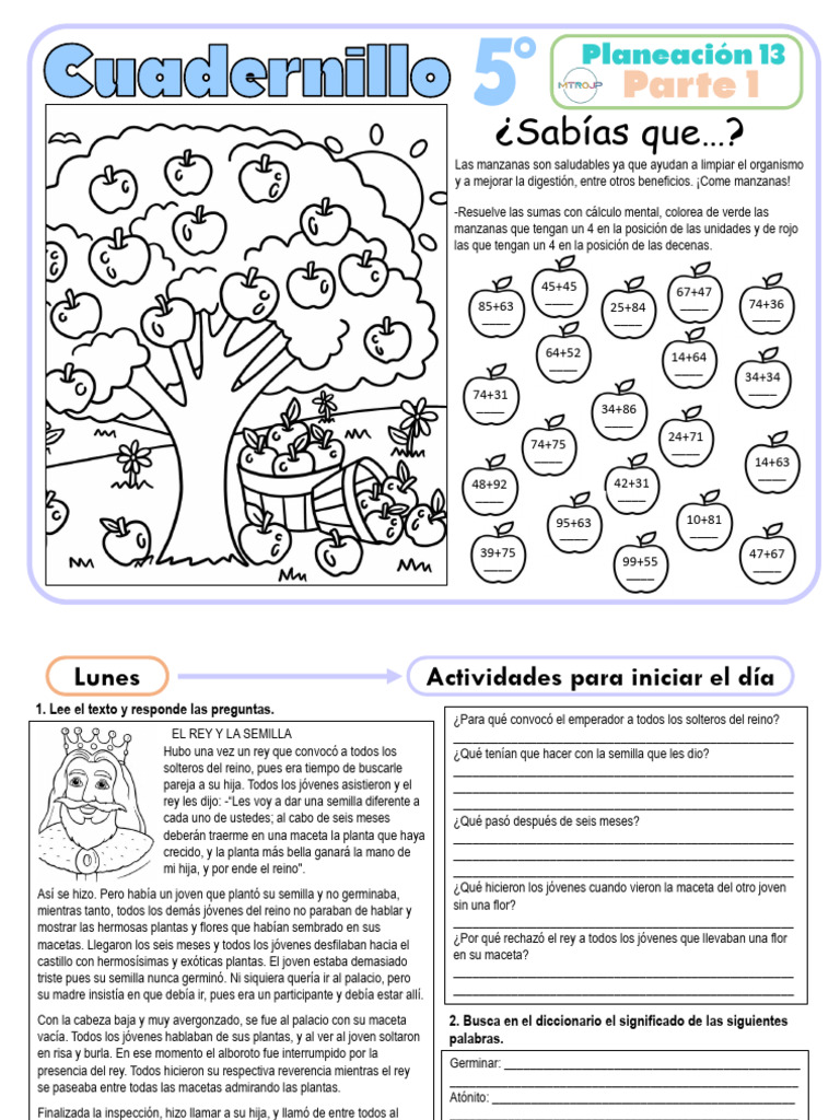 Cuad Parte 1 5° | PDF | Publicidad | Biodiversidad