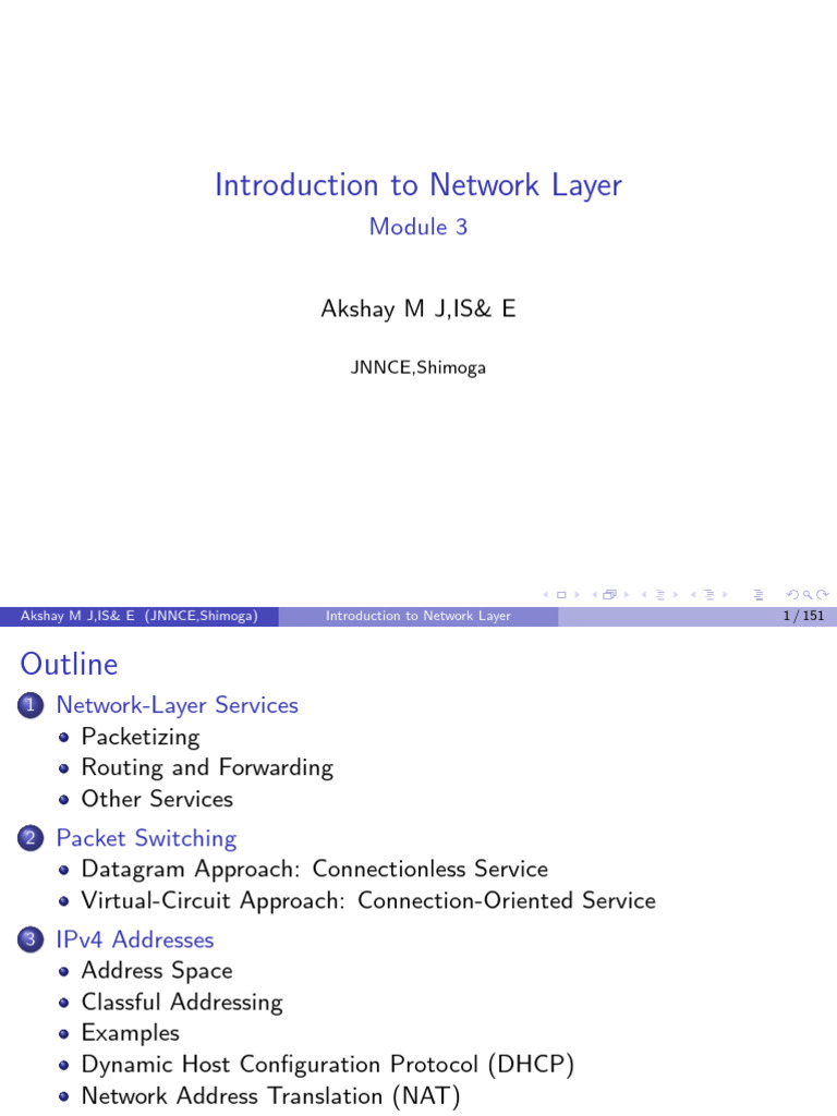 Module3updated | PDF | I Pv6 | Computer Network