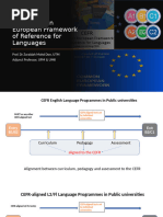 CEFR Exercises and Answer Key | PDF | Language Acquisition | Learning