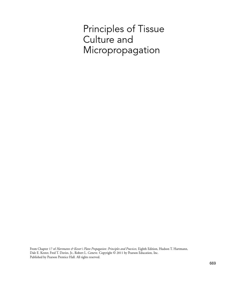 Tissue culture and Micro propagation | PDF | Seed | Embryo
