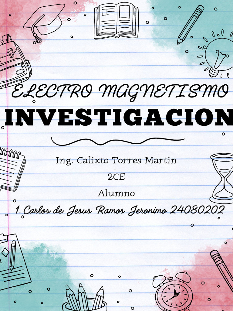 Documento A4 Portada Carátula de Propuesta Creativa Doodle Acuarela ...