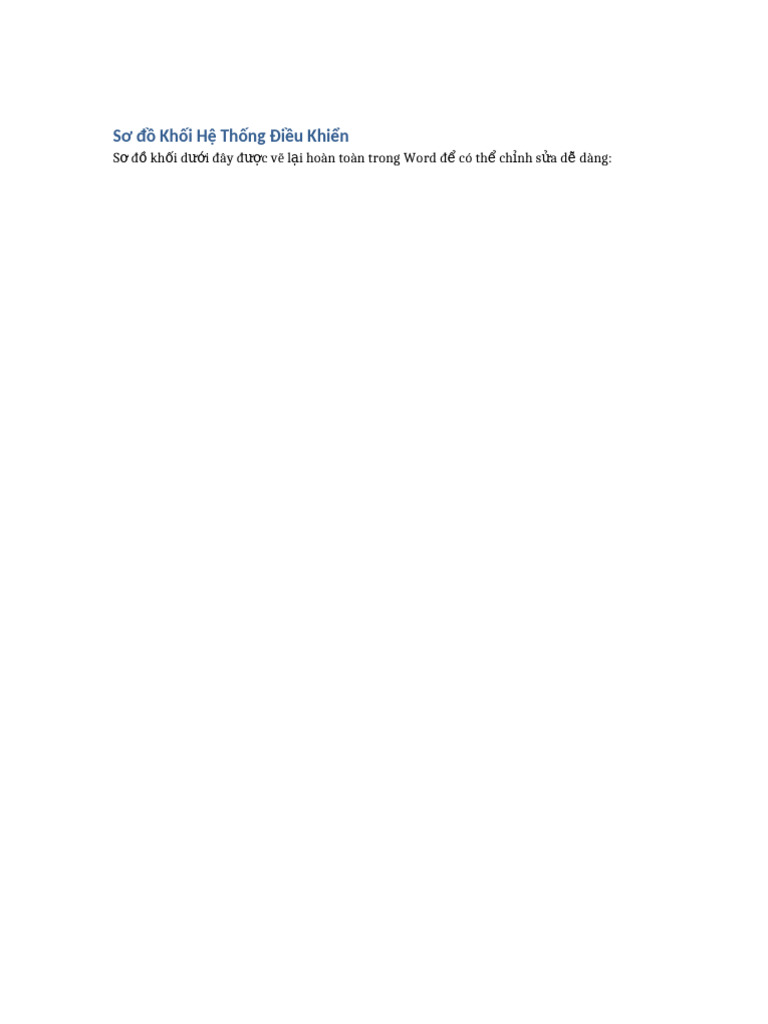 Control System Diagram Edit | PDF