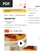Flan Parisienn | PDF | Cakes | Food And Drink