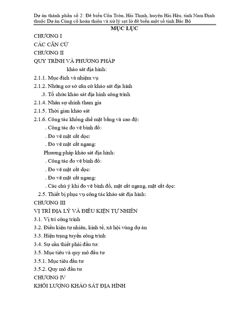 Bao Cao KSDH Ke de Bien Thinh Long | PDF