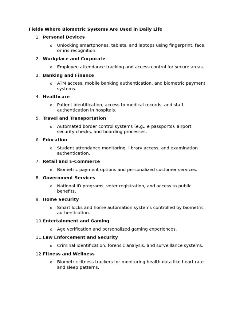 Embedded System Case study | PDF | Biometrics | Fingerprint