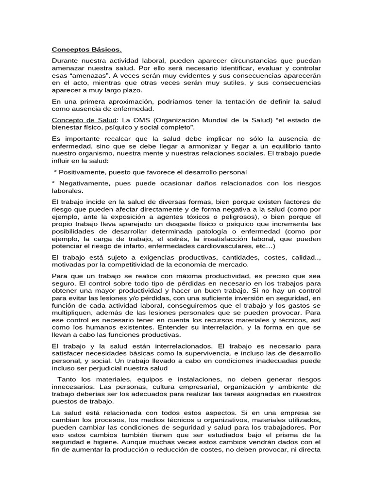 1587990657-Clase 3 Conceptos Basicos sobre Seguridad e Higiene | PDF | Riesgo | Seguridad y ...