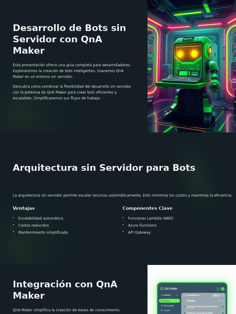 Desarrollo de Bots Sin Servidor Con QnA Maker | PDF | Internet Bot ...
