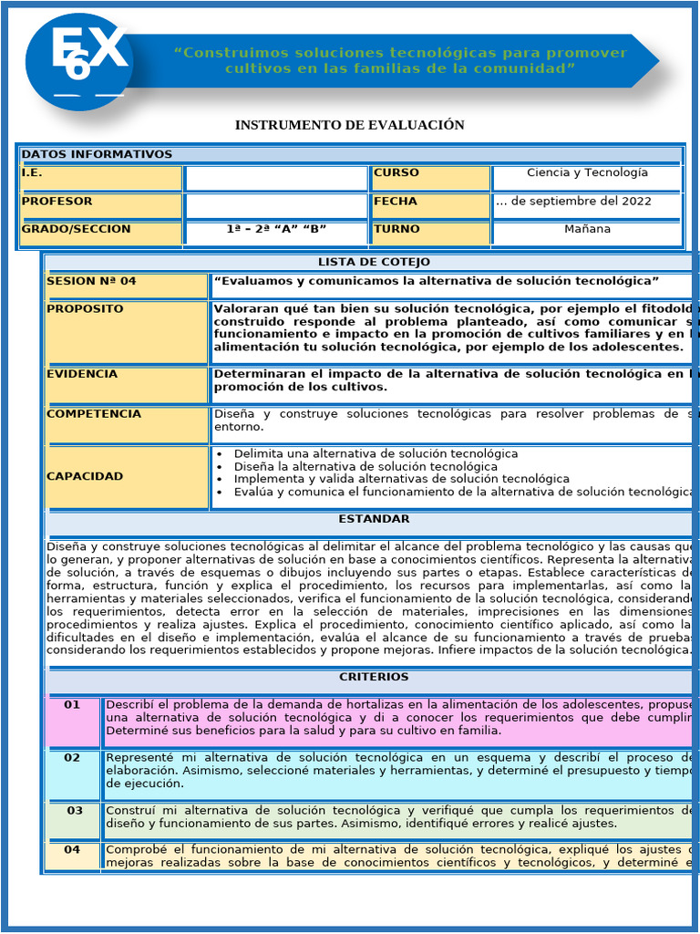 (1y2) 6 Instrumento de Eval. de Cyt | PDF