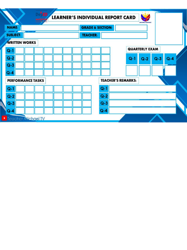 Learner's Report Card and Daily Attendance | PDF
