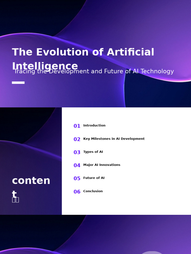 The Evolution of Artificial Intelligence | PDF | Artificial ...
