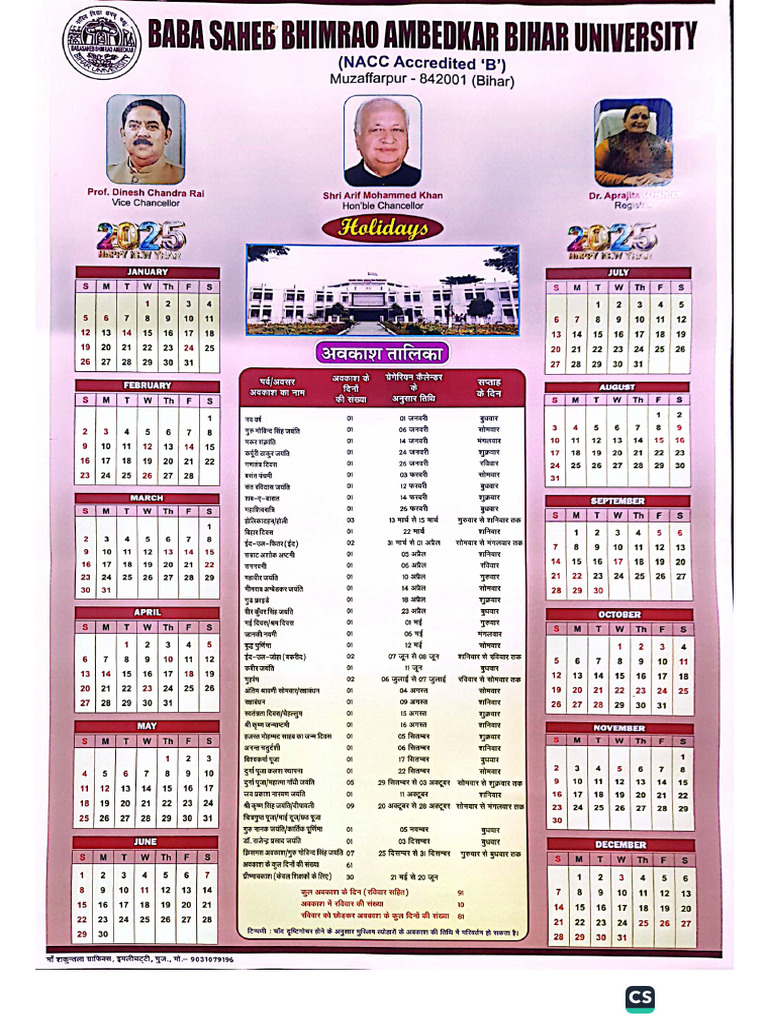 Brabu Calender 2025 | PDF