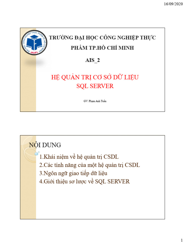 SQL_SERVER_AIS_2 | PDF