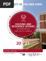 Uct Handbook 01 2025 General Housing Information | PDF | Housekeeping | Fee