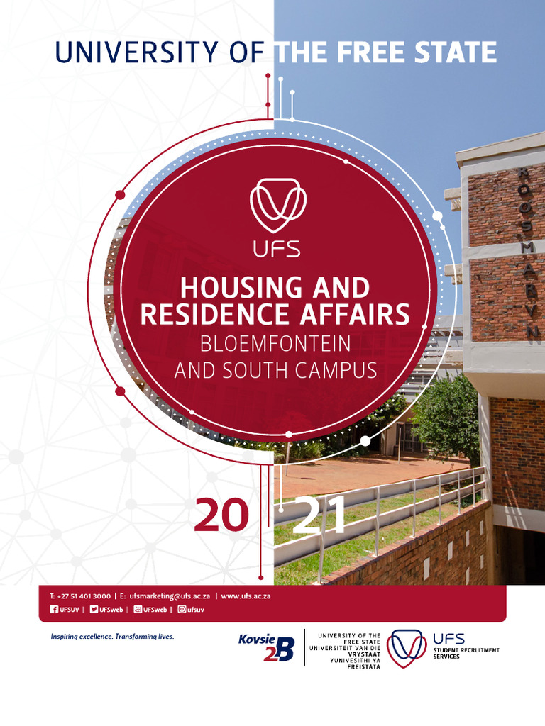 UFS Residence Application Guide 2026 | PDF
