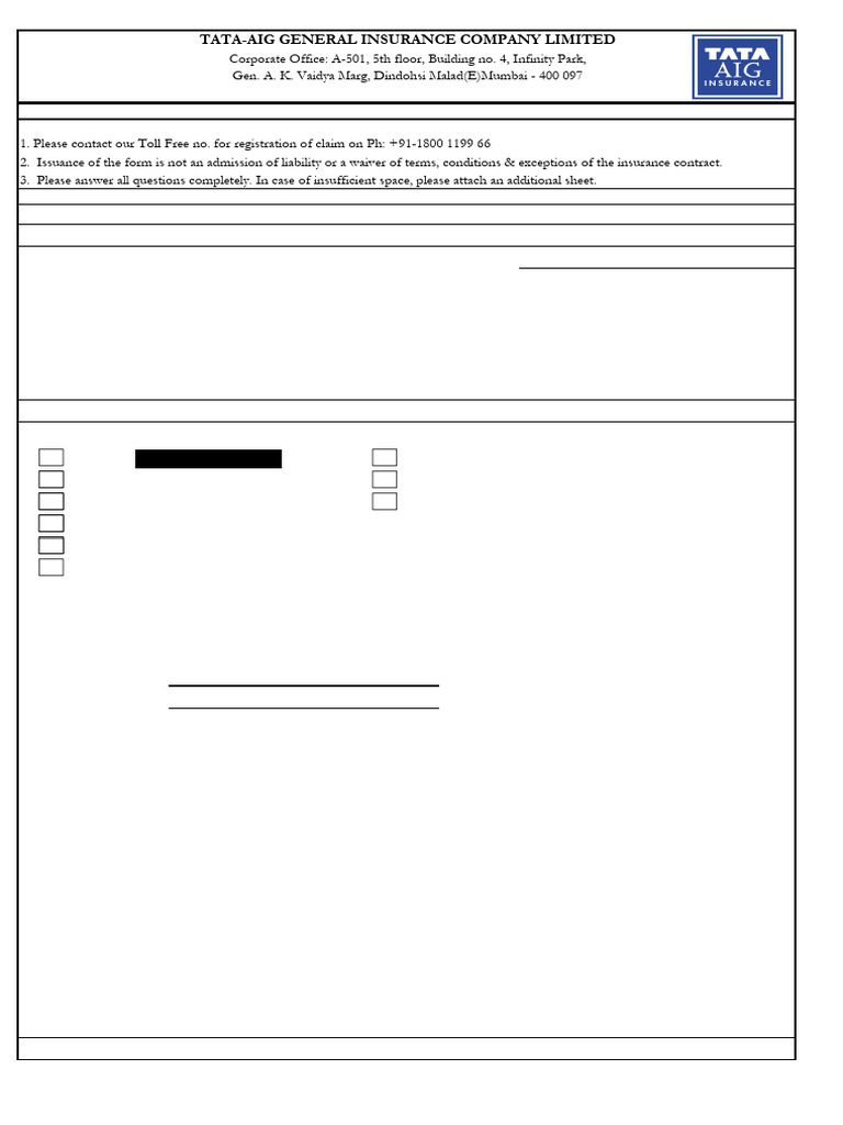 Critical Illness Claim Form Guide | PDF