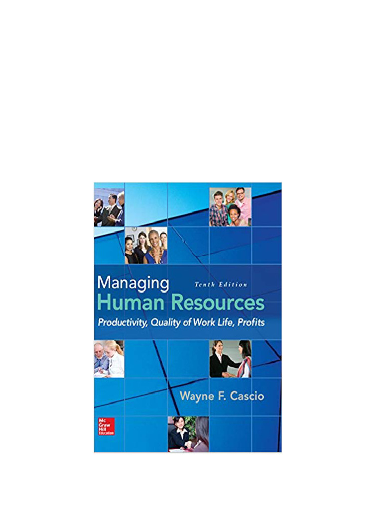 (Ebook PDF) Managing Human Resources: Productivity, Quality of Work Life, Profits 10th ...