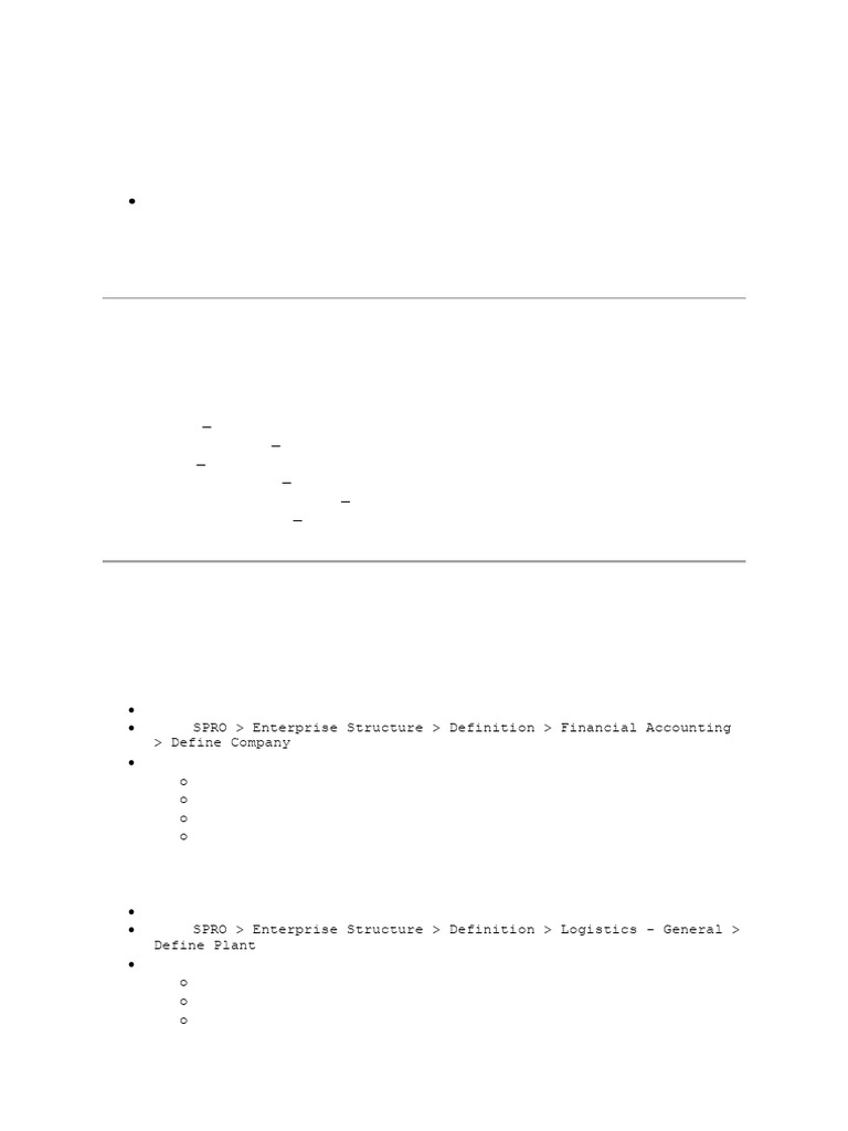 SAP MM Organizational Structure Guide | PDF | Procurement | Business