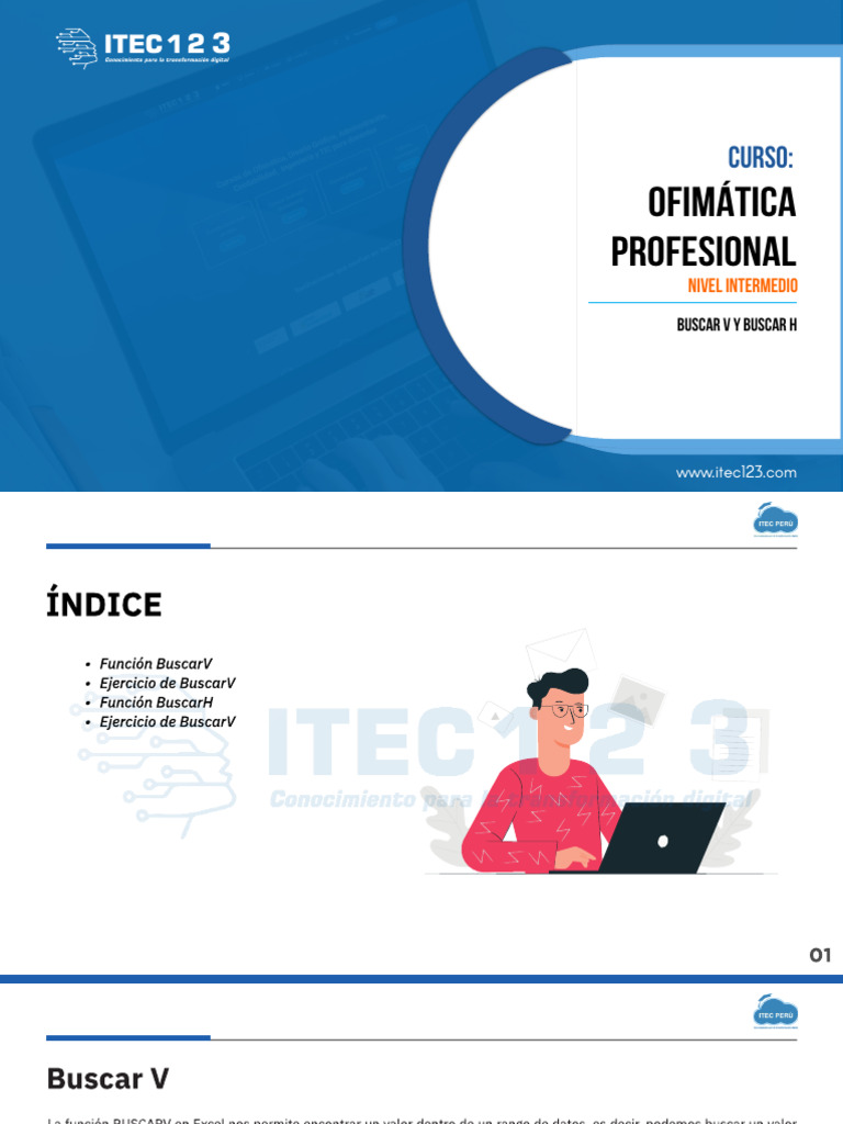 Curso de Ofimática Intermedio ITEC123 | PDF