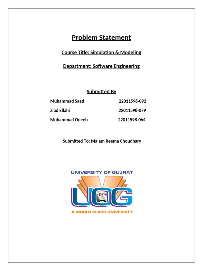 Assignment 1_Problem Statement | PDF