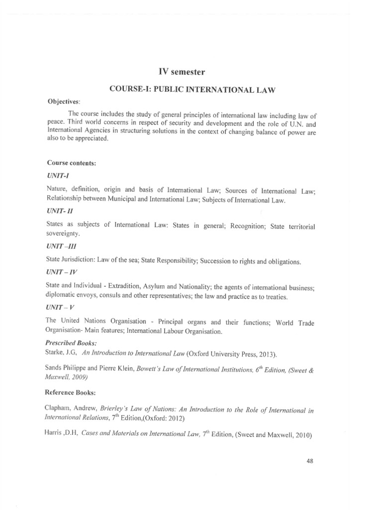 4th Sem Syllabus | PDF