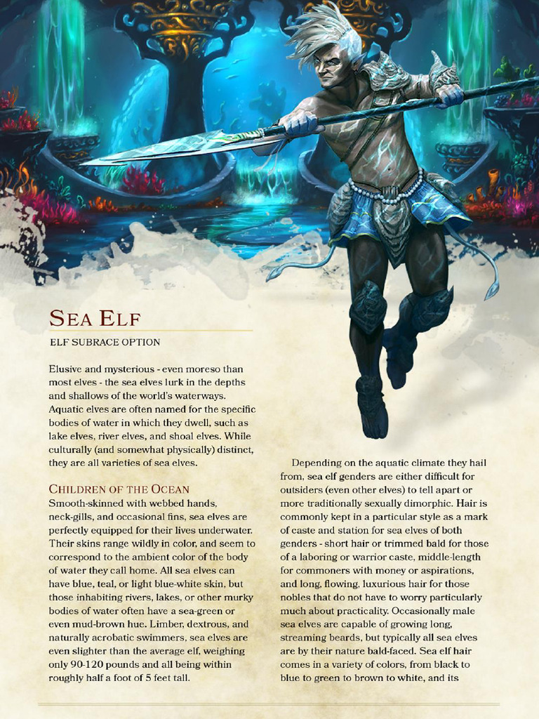 (WH) Sea Elf | PDF