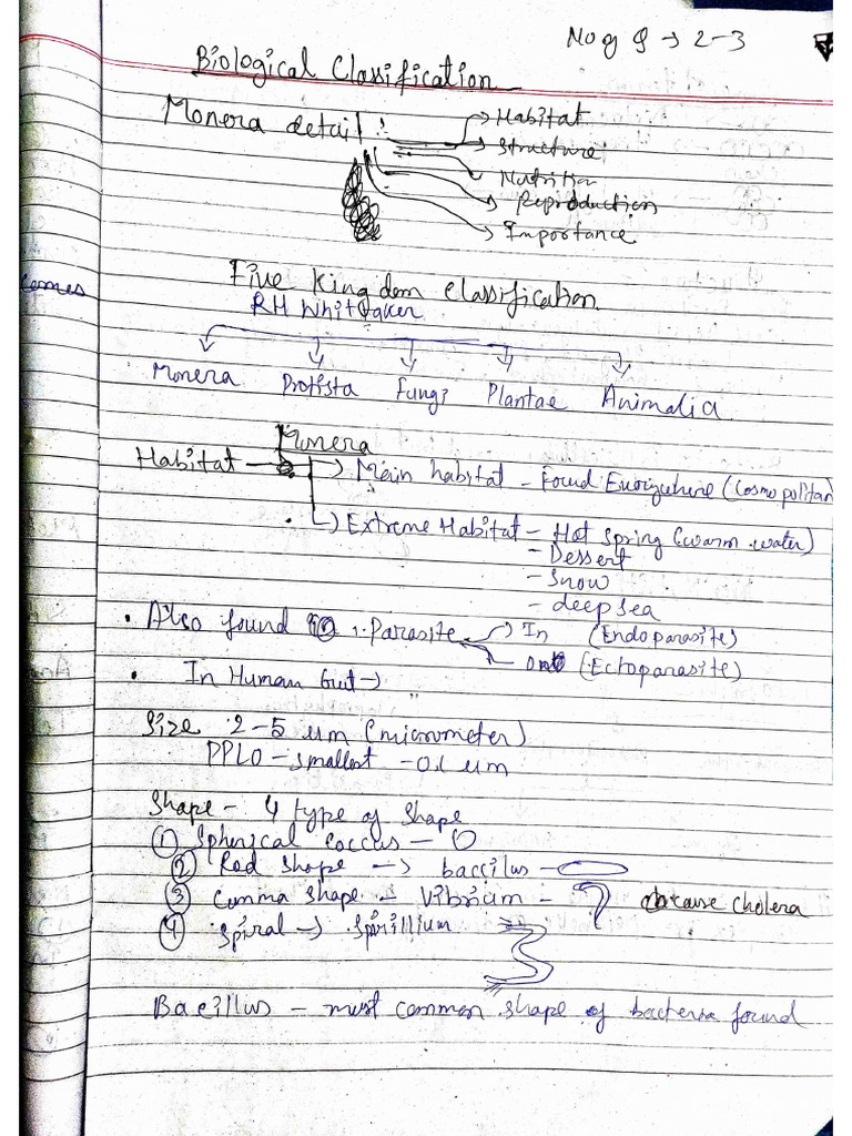 Biology Classification Pdf