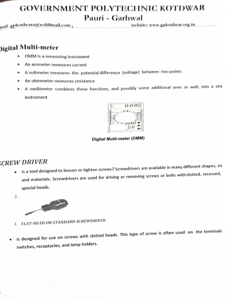 Electronic Workshop Pdf
