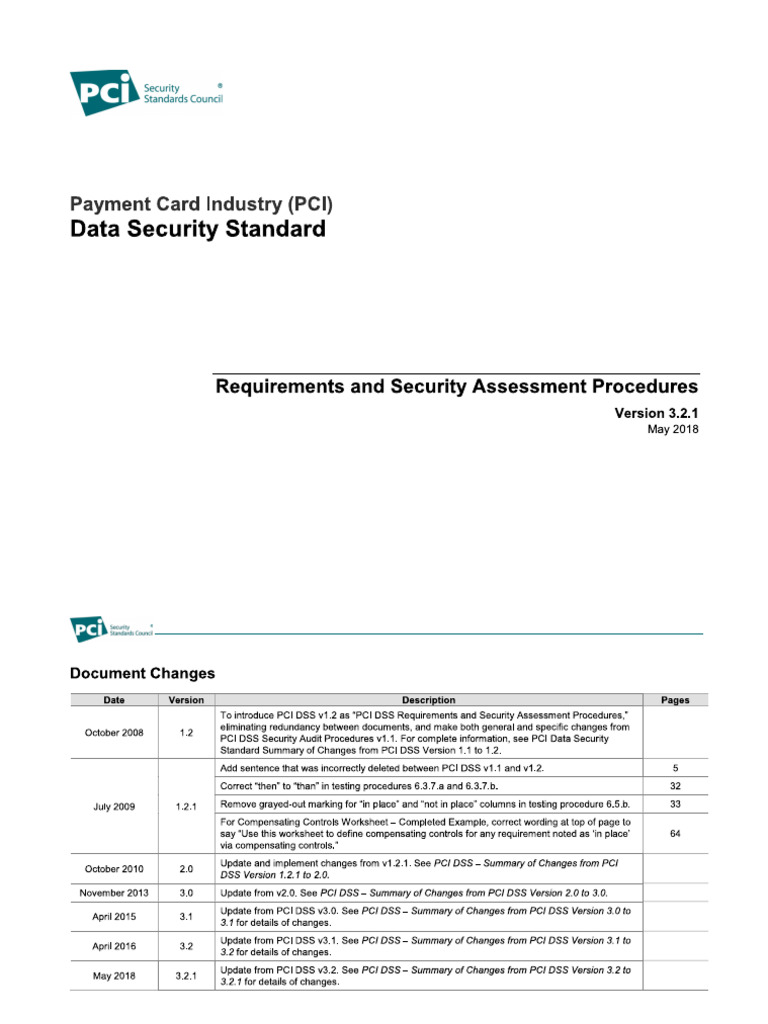 Pci DSS 139 Pages | PDF