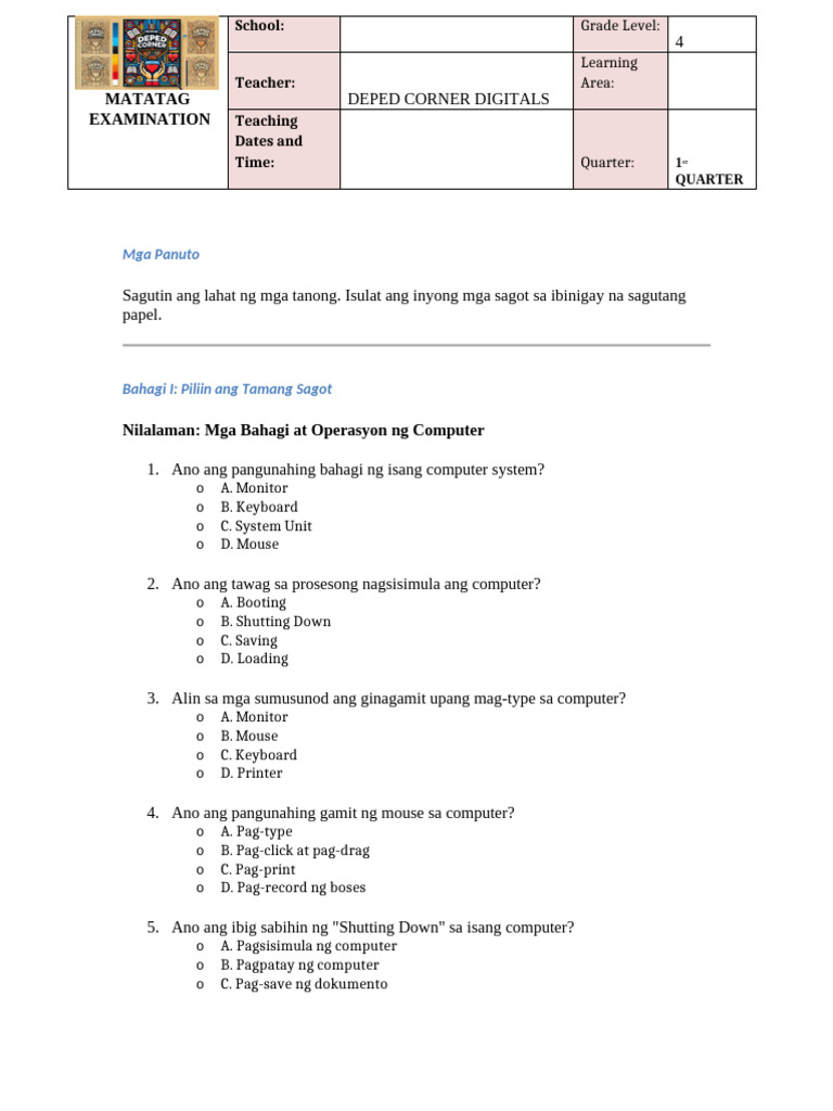 Epp - Deped Corner Digitals | PDF