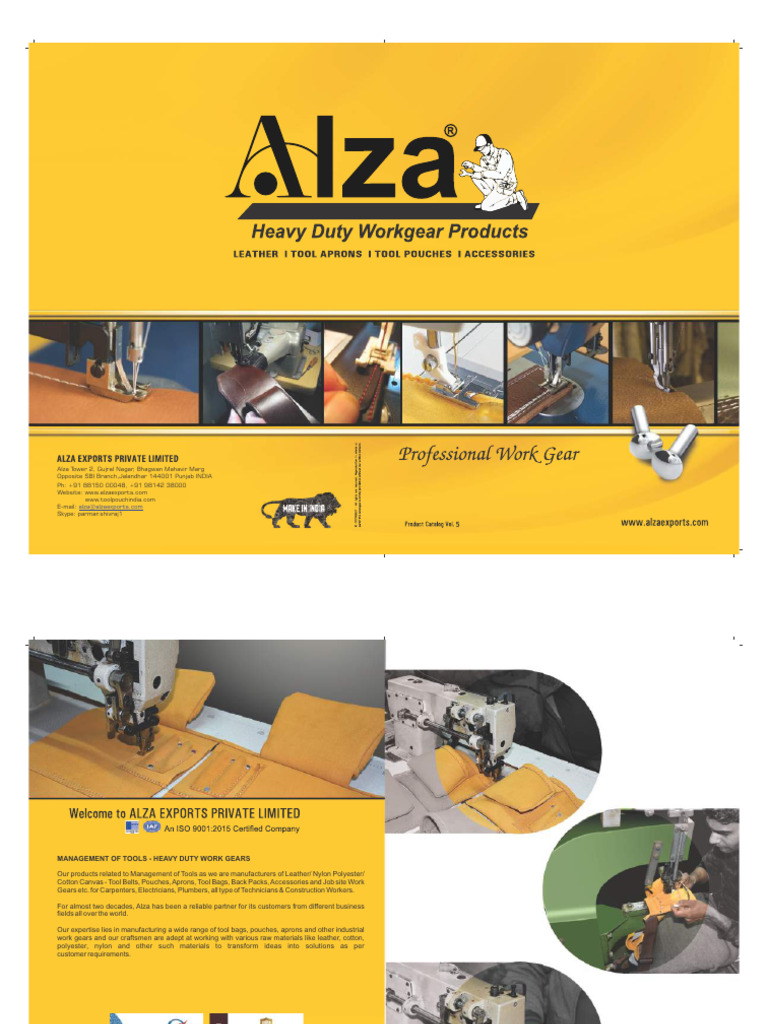 Alza Catalog Vol. 5 2024 - Compressed | PDF | Rivet | Leather