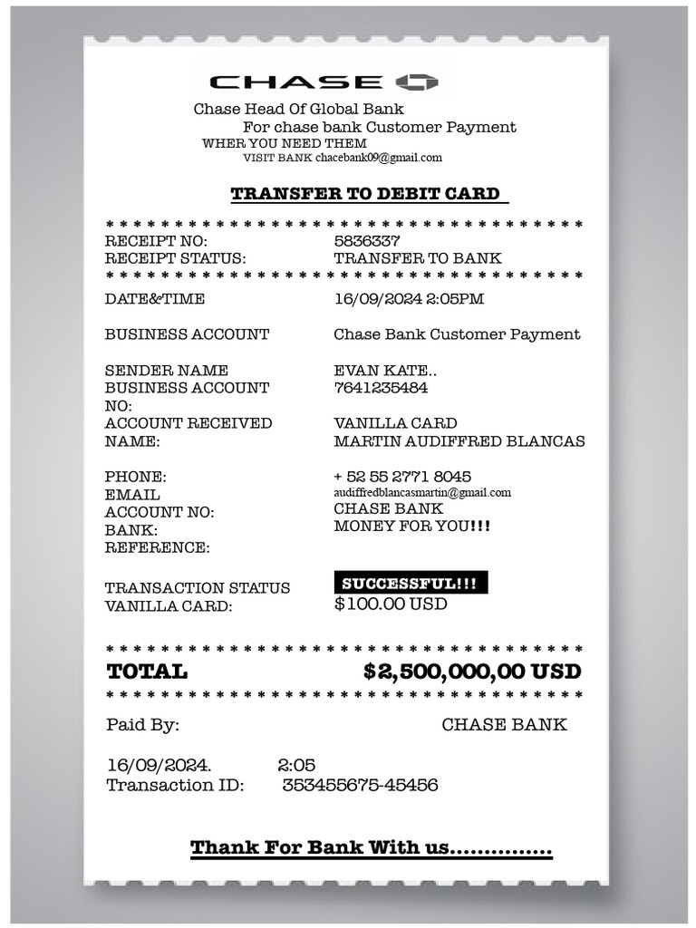 Chase Bank 6 | PDF