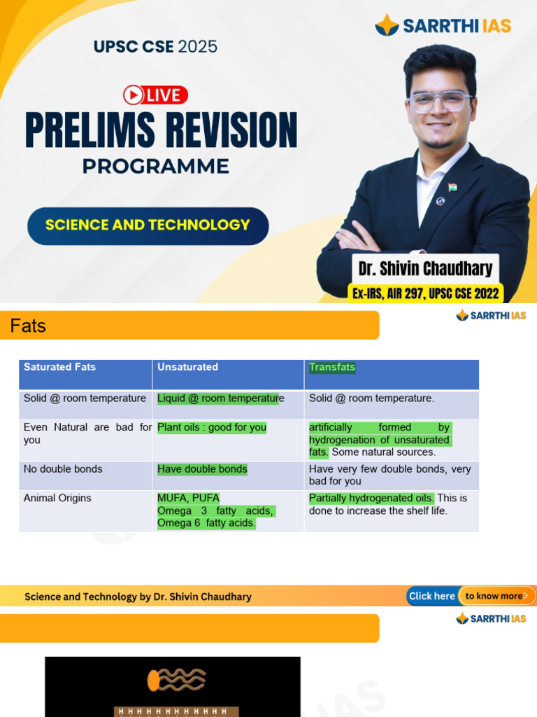 Lecture 10 Fats Class Notes | PDF | Trans Fat | Fat