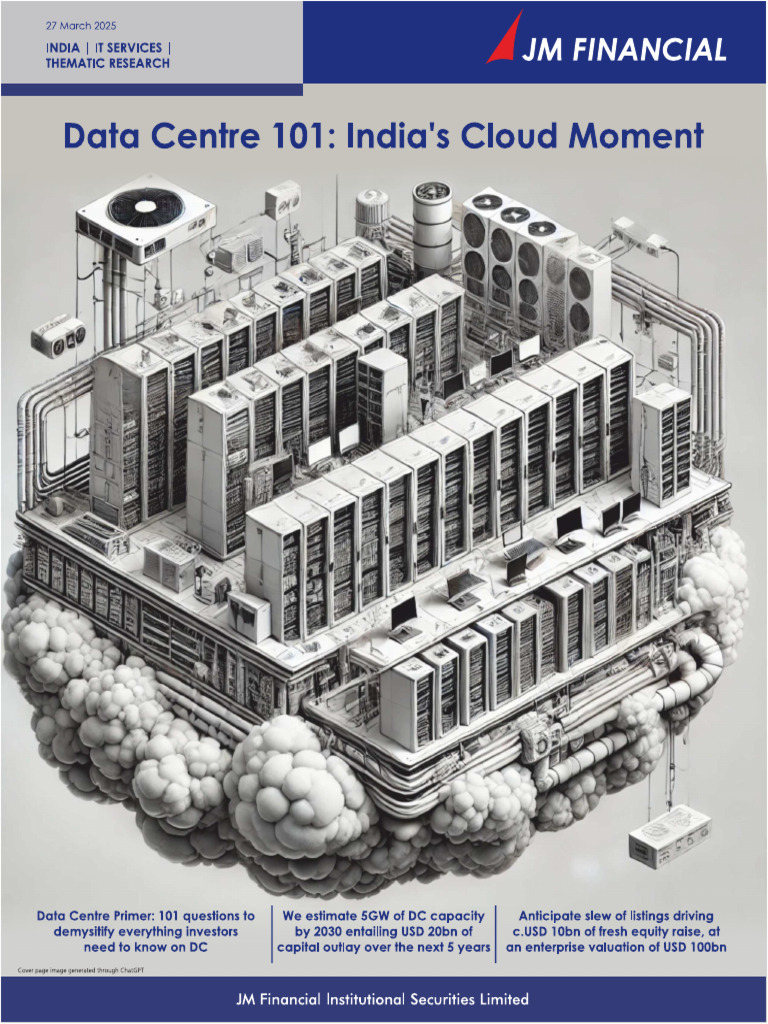 Data Centre 101 India's Cloud Moment - 27mar25 | PDF | Data Center | Cloud Computing