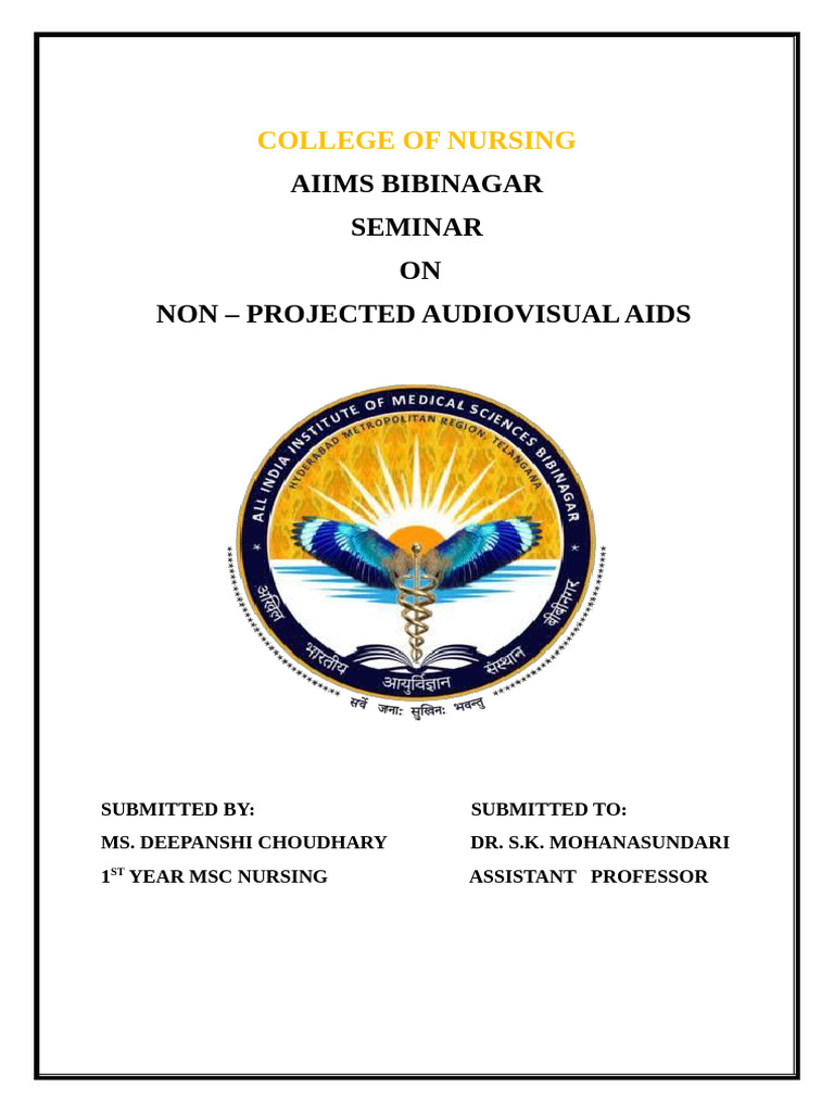 Seminar On Non Projected Av Aids BBB | PDF | Puppets
