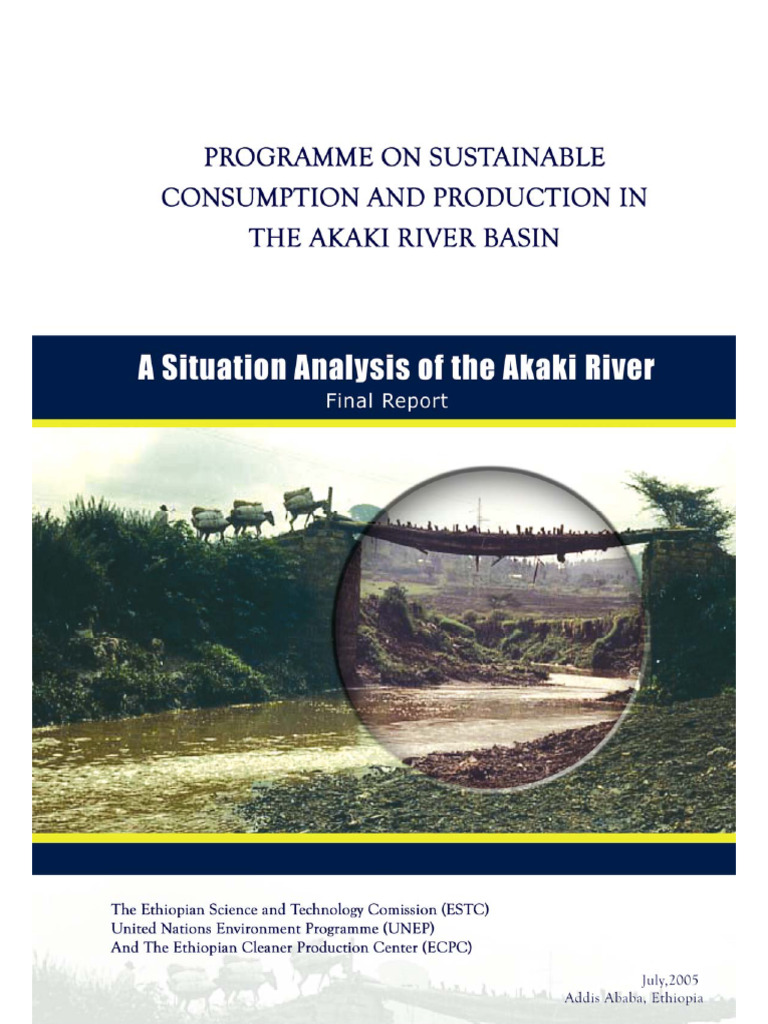 Pollution and Management of Akaki River | PDF | Sewage | Waste