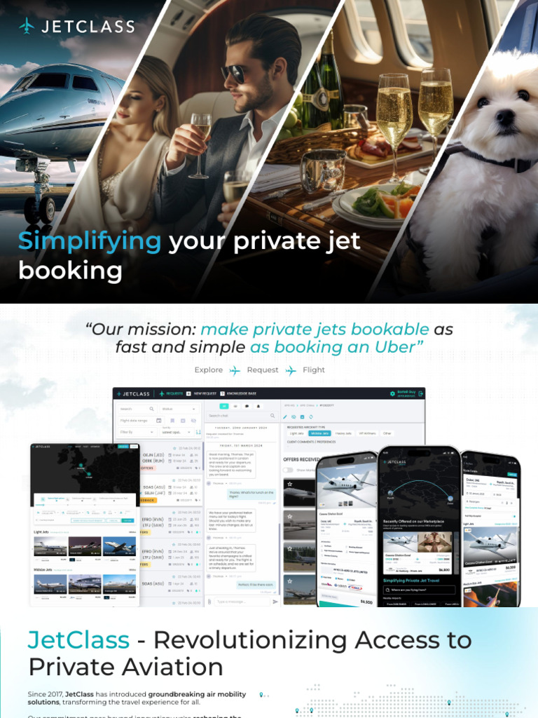 2024 JetClass Business Presentation | PDF | Transport | Aviation