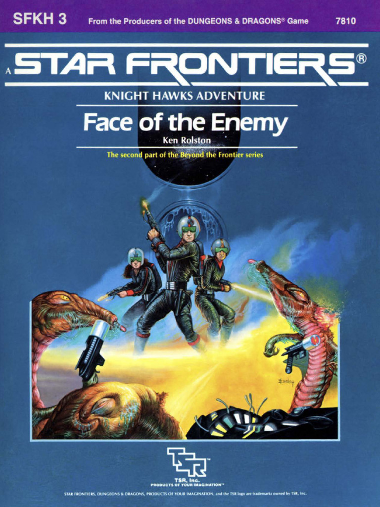 Star Frontiers Knight Hawks - (TSR) - SFKH3 Face of The Enemy | PDF ...