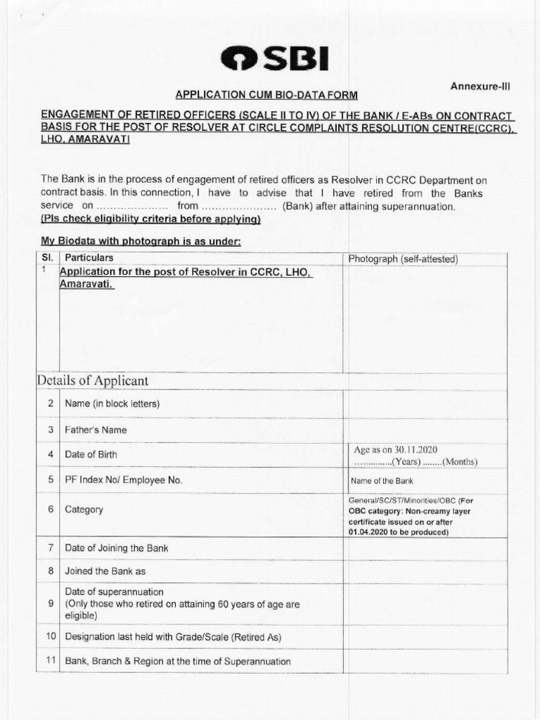 Application Format | PDF