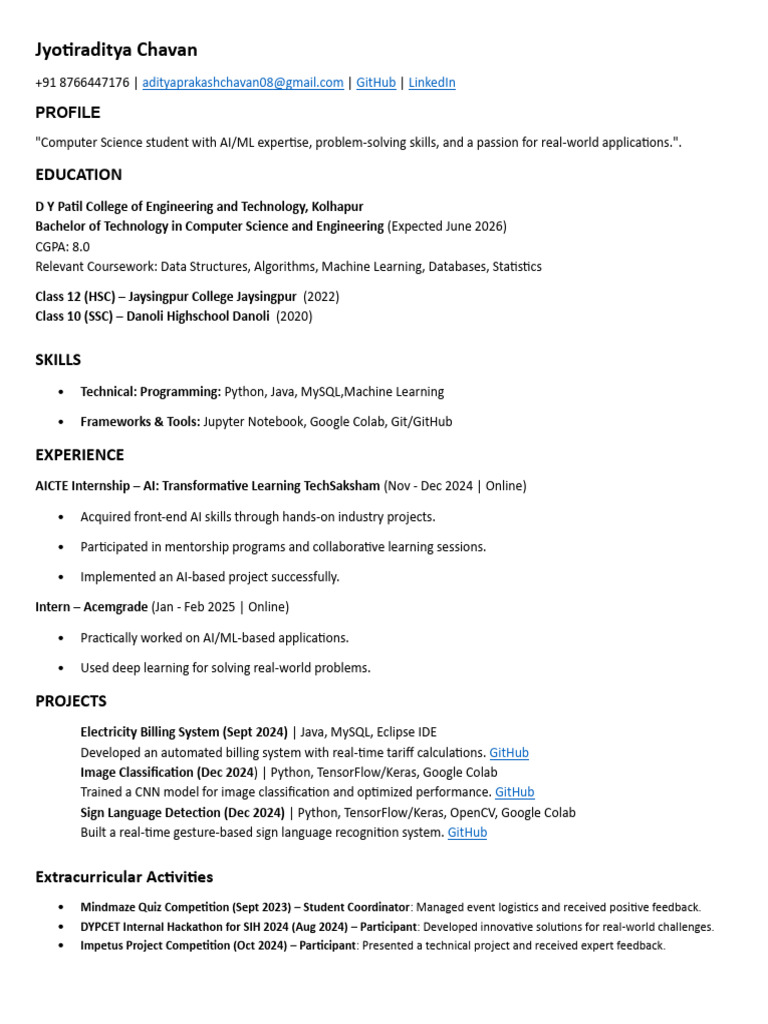 Final Resume | PDF