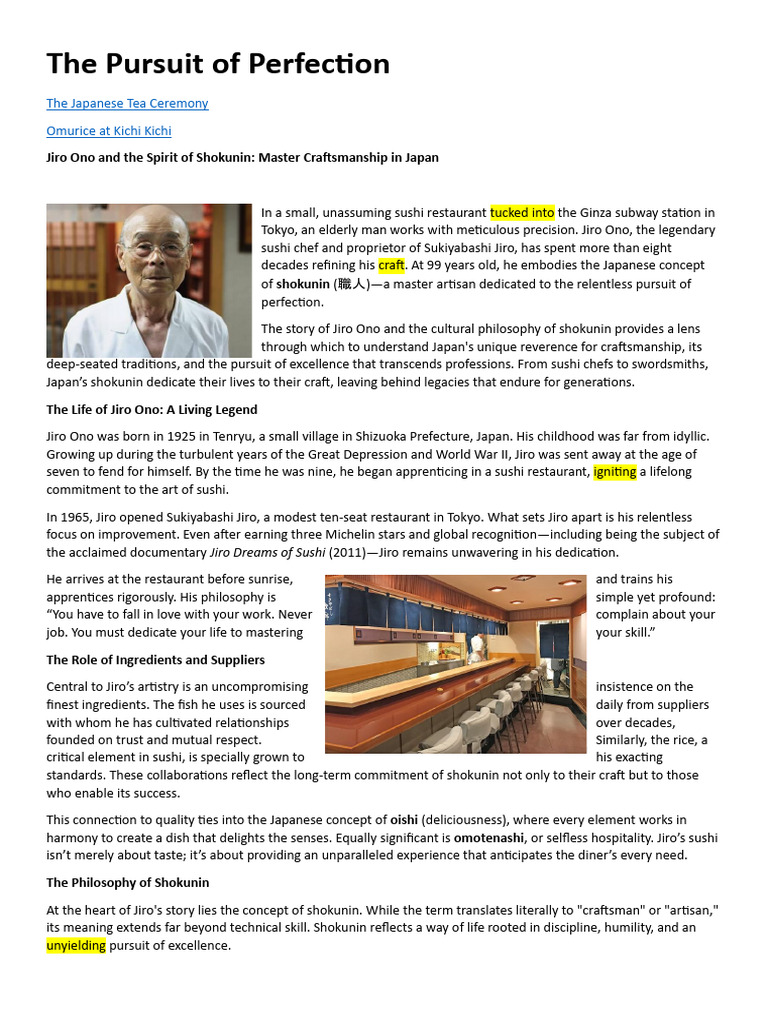 The Pursuit of Perfection C1 | PDF