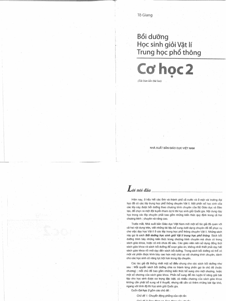 Co Hoc 2 | PDF