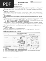 Incomplete & Codominance Practice Problems (2025) | PDF | Dominance ...